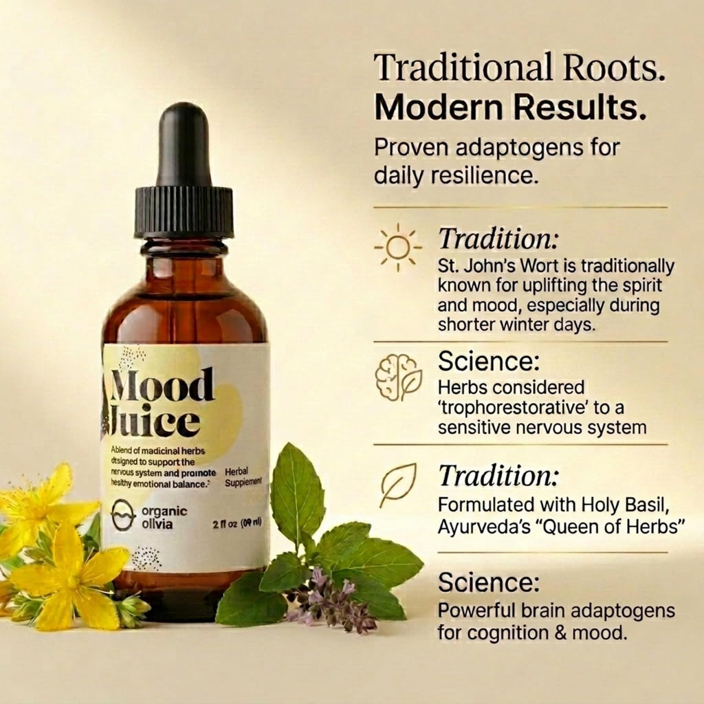 Organic Olivia herbal wellness product