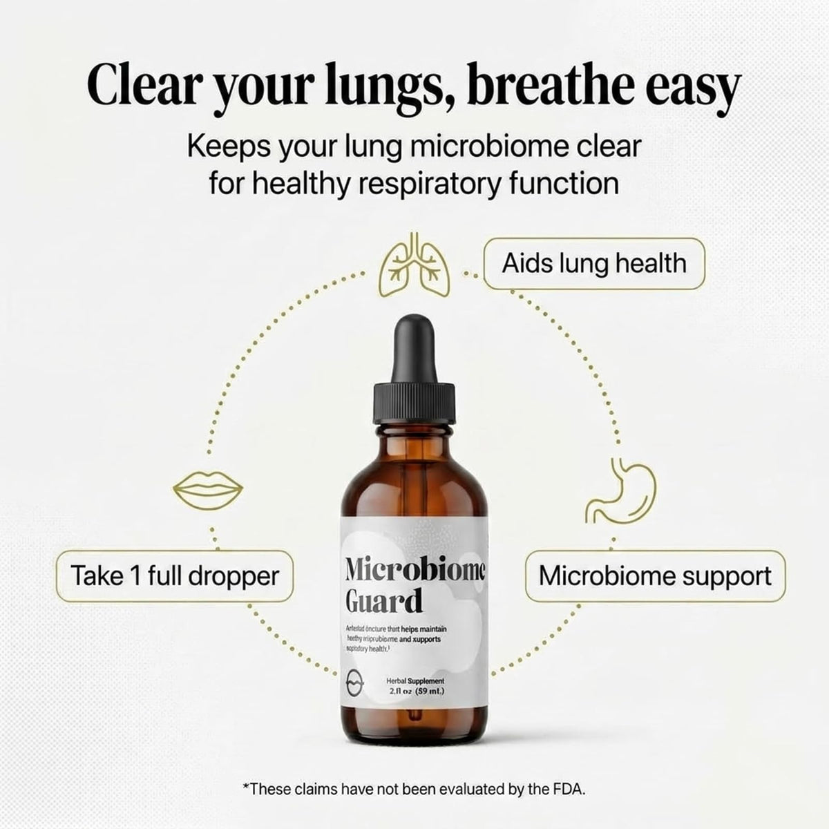 Organic Olivia Microbiome Guard features