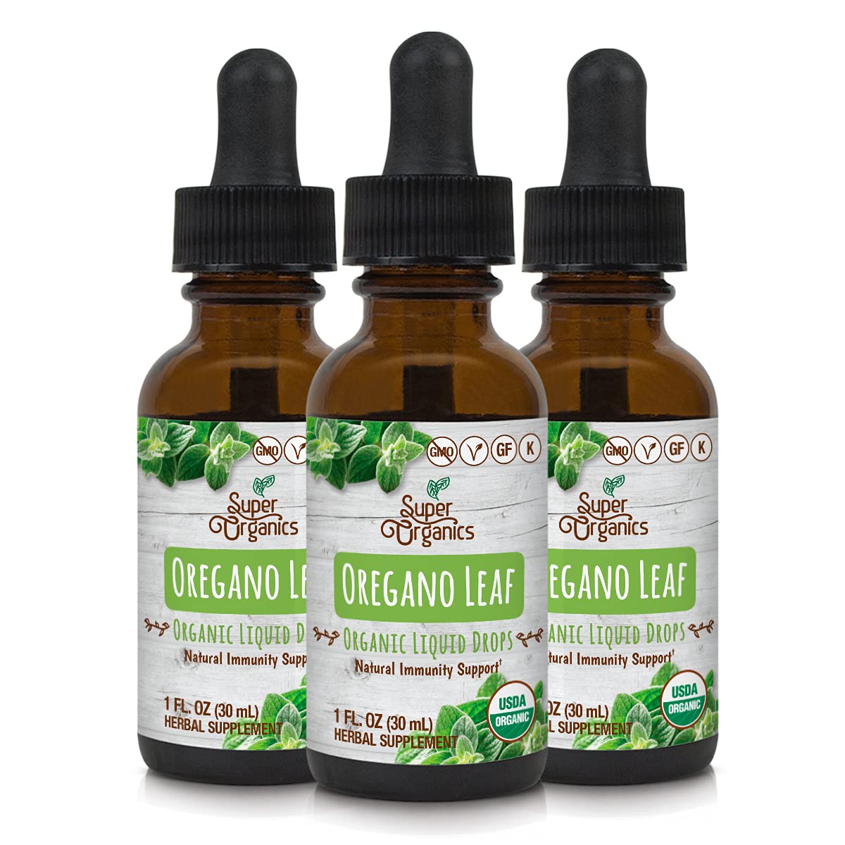 organic oregano leaf liquid drops