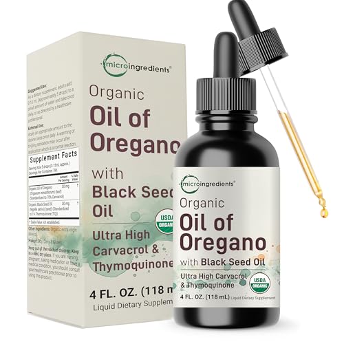 organic oregano oil liquid drops