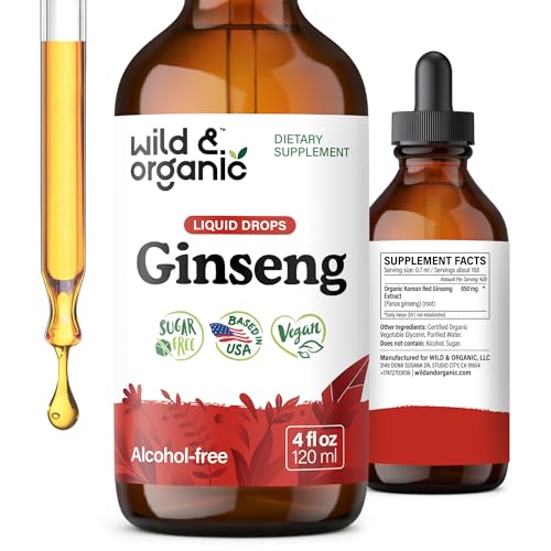 organic panax ginseng liquid drops