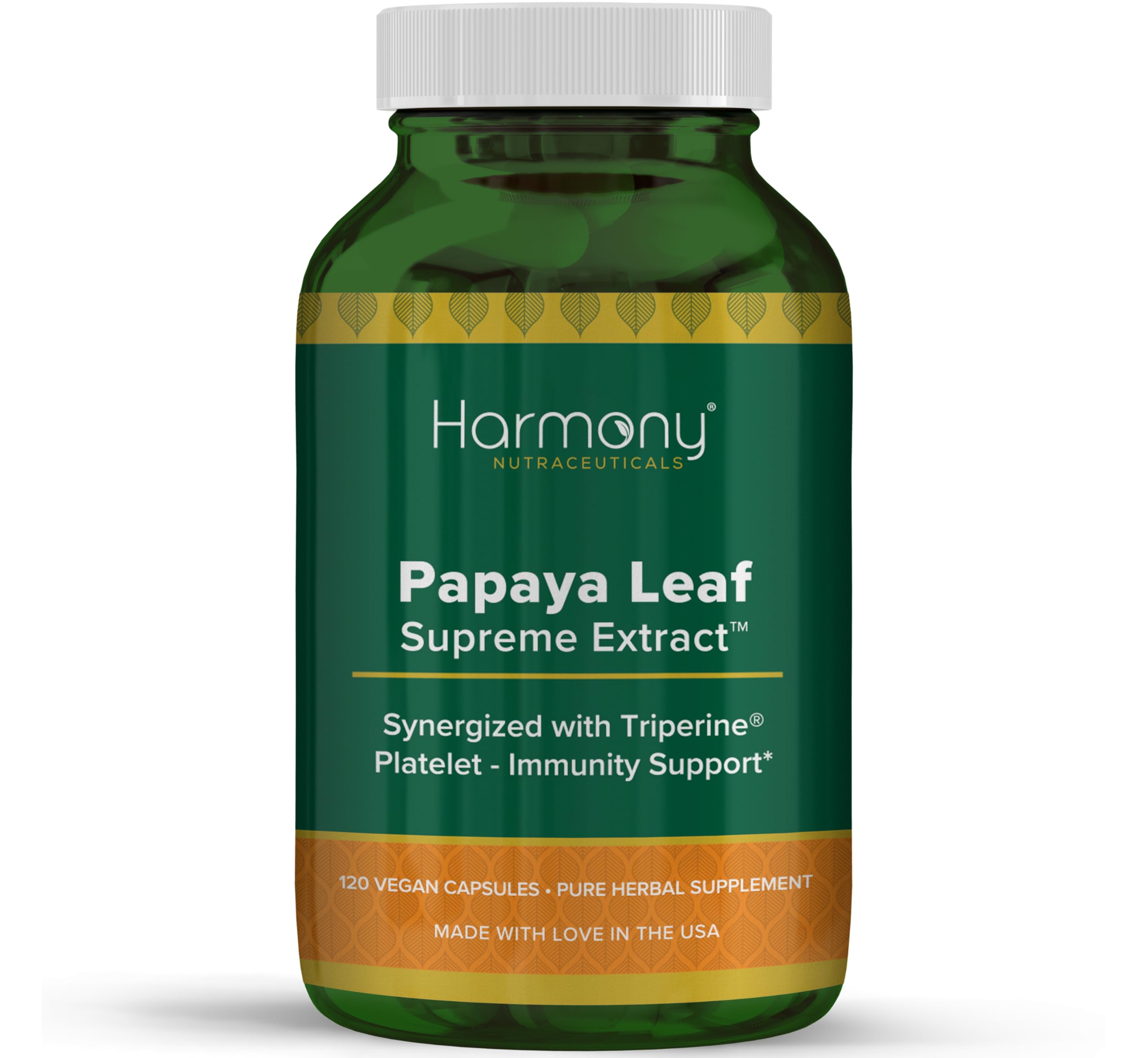 organic papaya leaf extract capsules