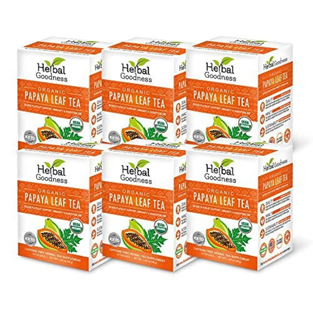 organic papaya leaf herbal tea