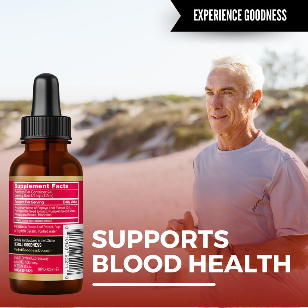 Organic papaya leaf tincture for vitality