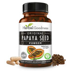Organic papaya seeds powder capsules