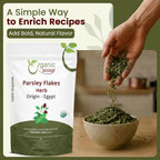 Organic parsley flakes for tea