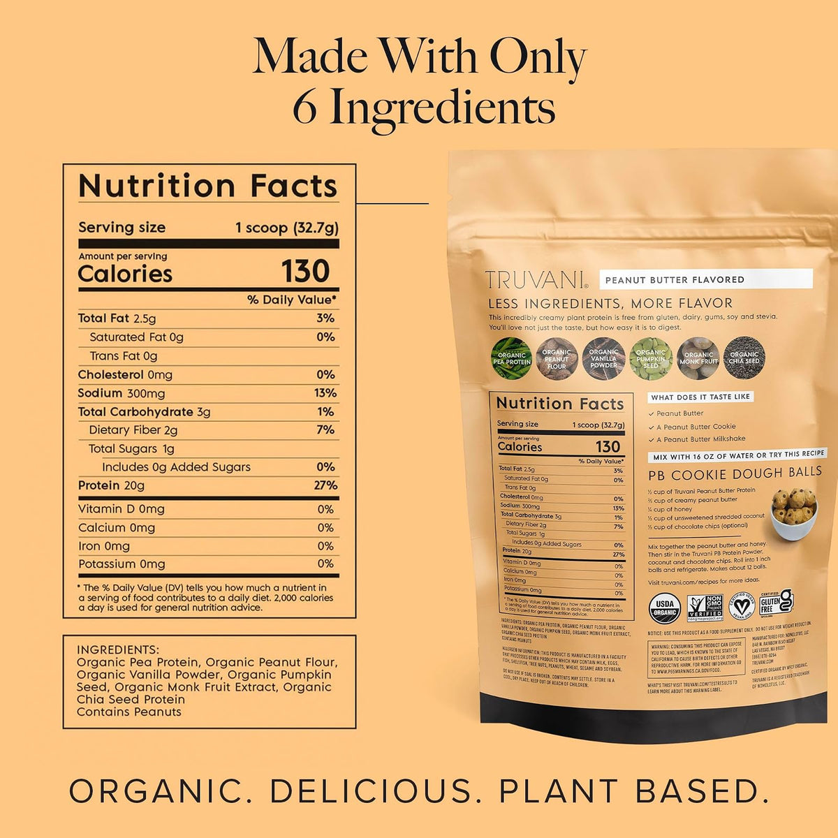 organic peanut butter protein powder