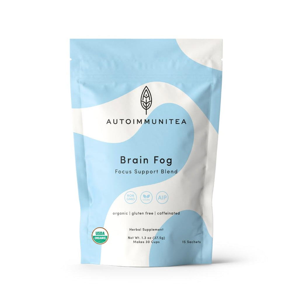 organic peppermint brain fog tea
