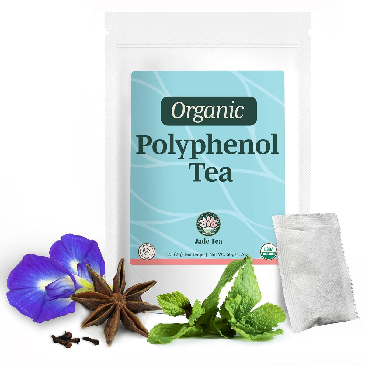 organic peppermint clove herbal tea