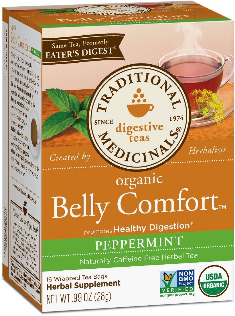 organic peppermint herbal tea bags