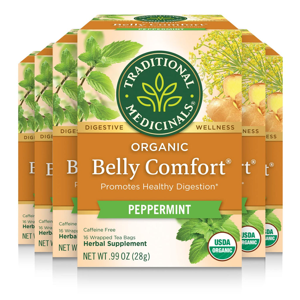 organic peppermint herbal tea bags