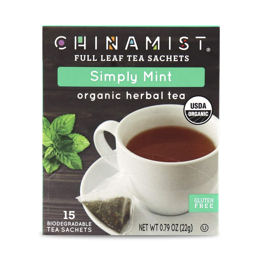 organic peppermint herbal tea blend