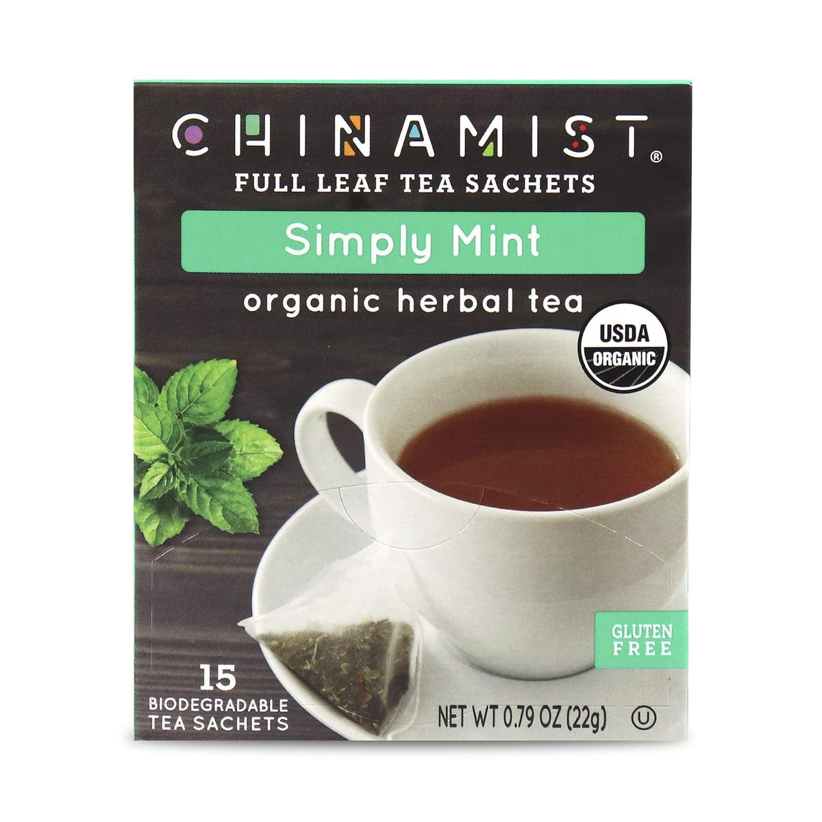 organic peppermint herbal tea blend
