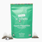 organic peppermint herbal tea sachets