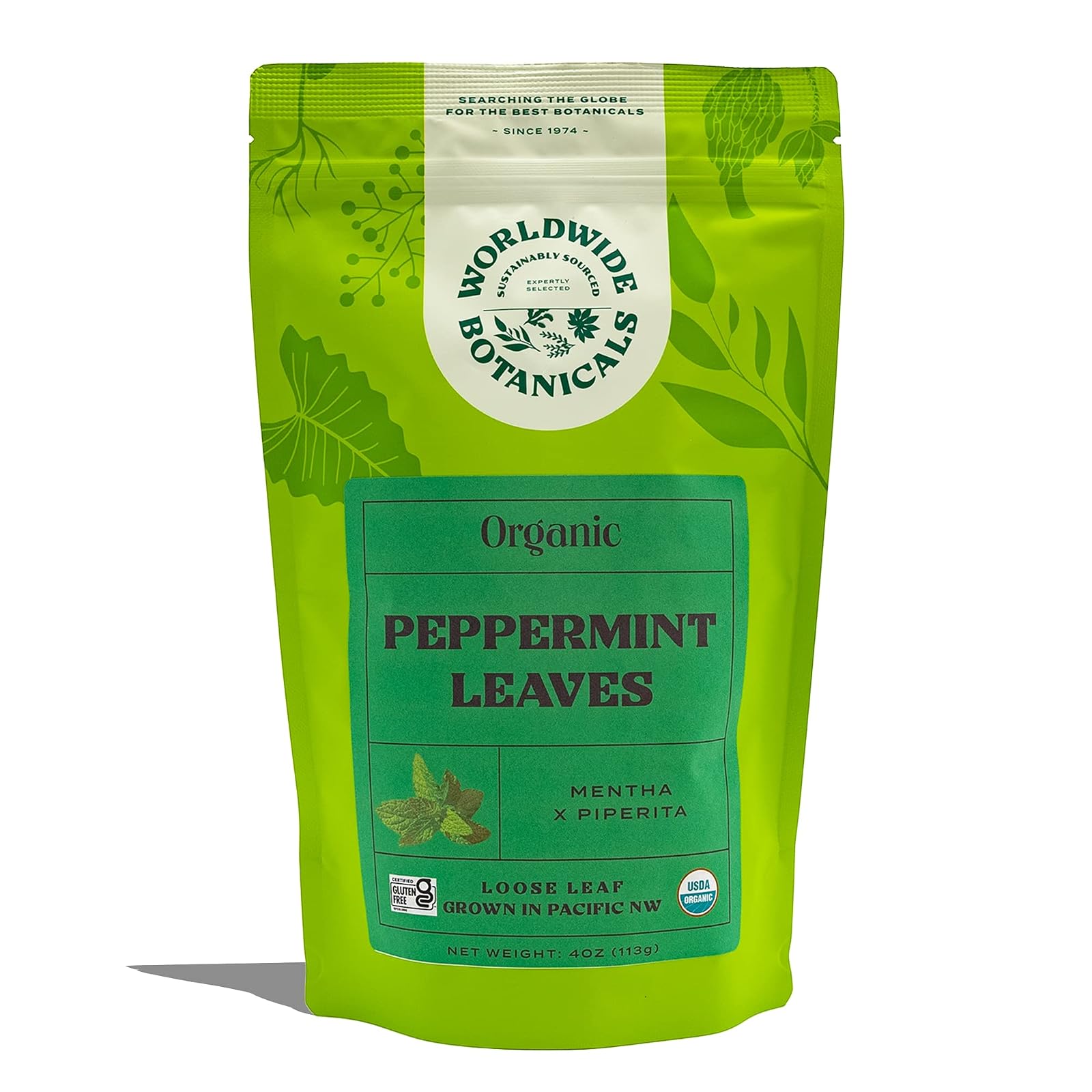 organic peppermint herbal tea