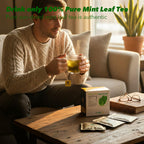 organic peppermint leaf tea