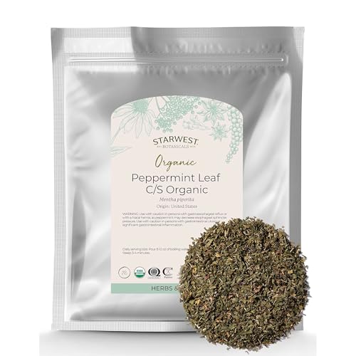 organic peppermint leaves for tea