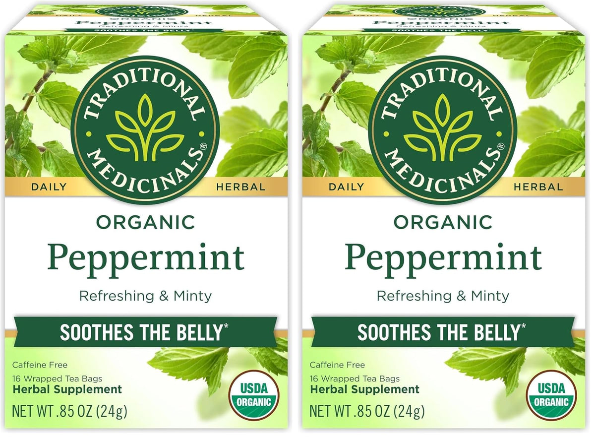 organic peppermint tea bags