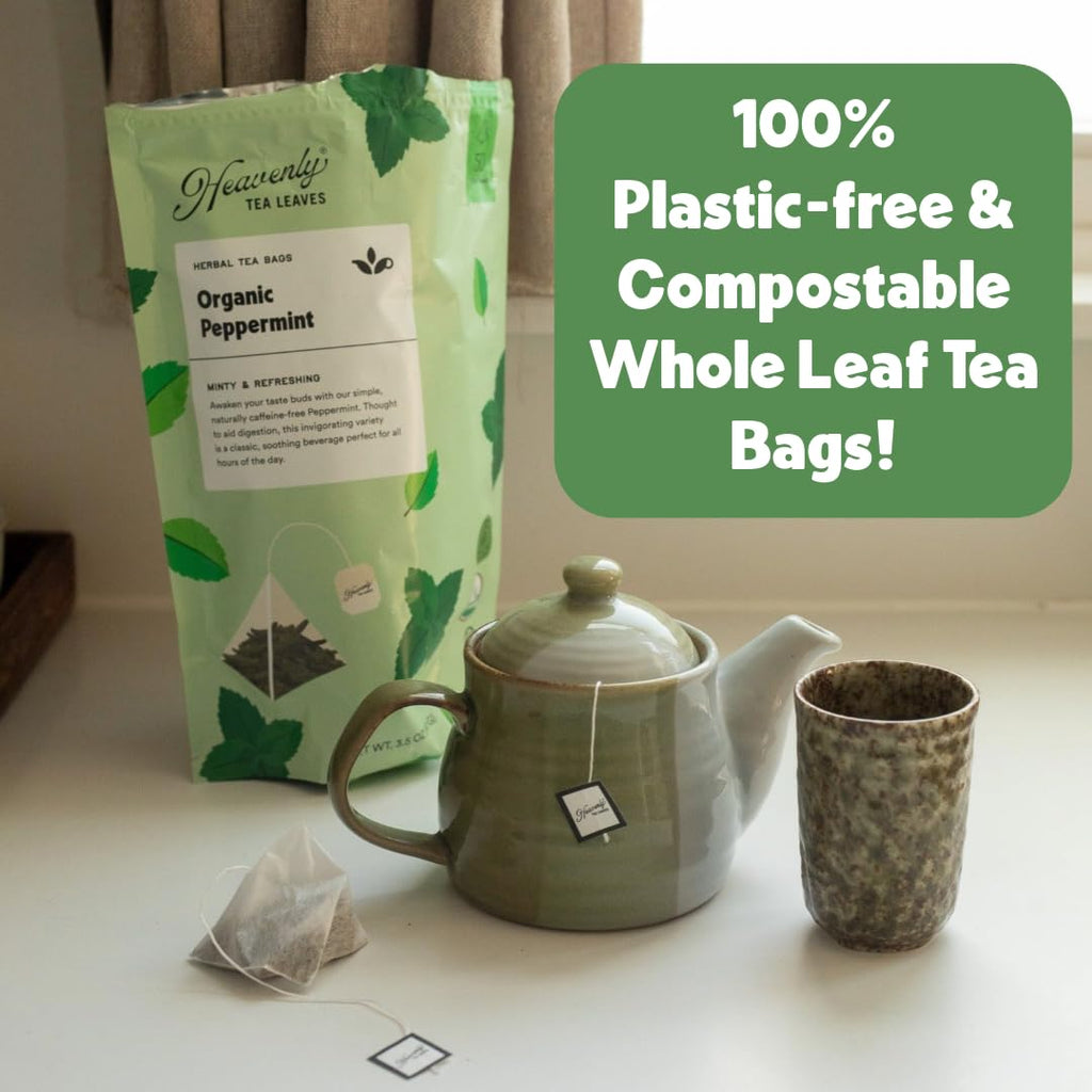 organic peppermint tea for refreshing taste