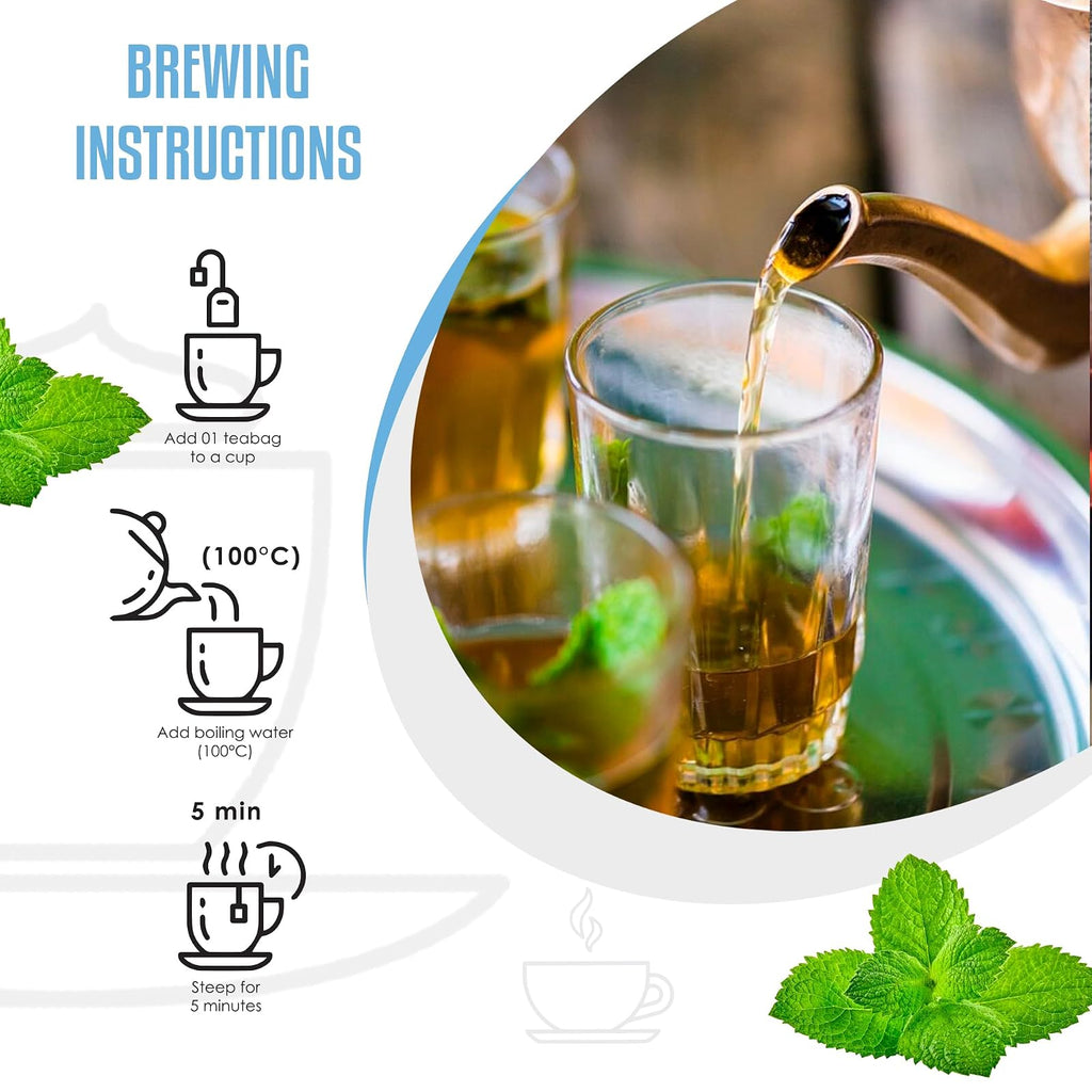 organic peppermint tea for relaxation