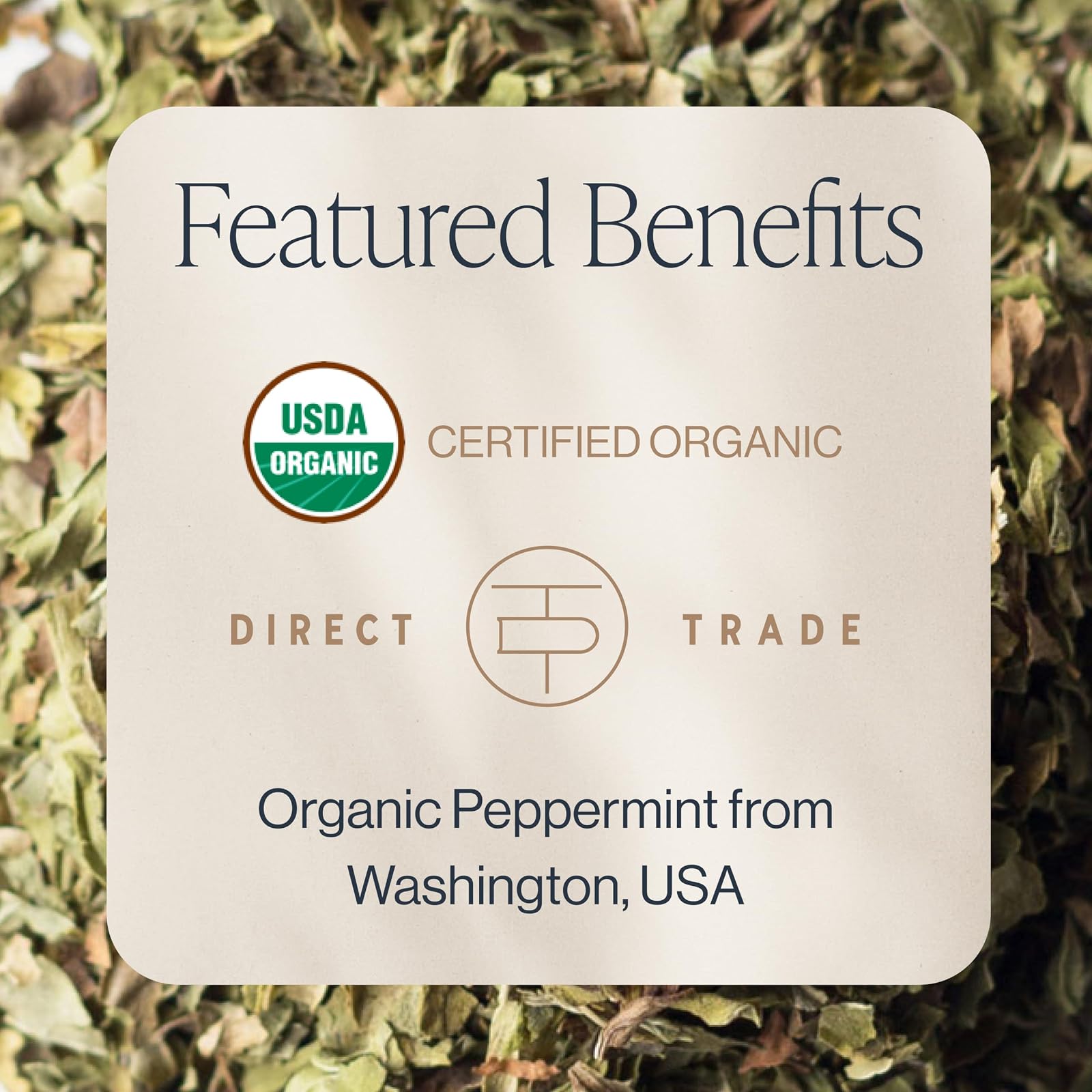 organic peppermint tea for relaxation