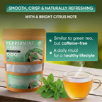 organic peppermint tea for wellness