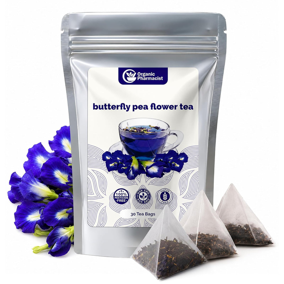 Organic Pharmacist butterfly pea flower tea bags