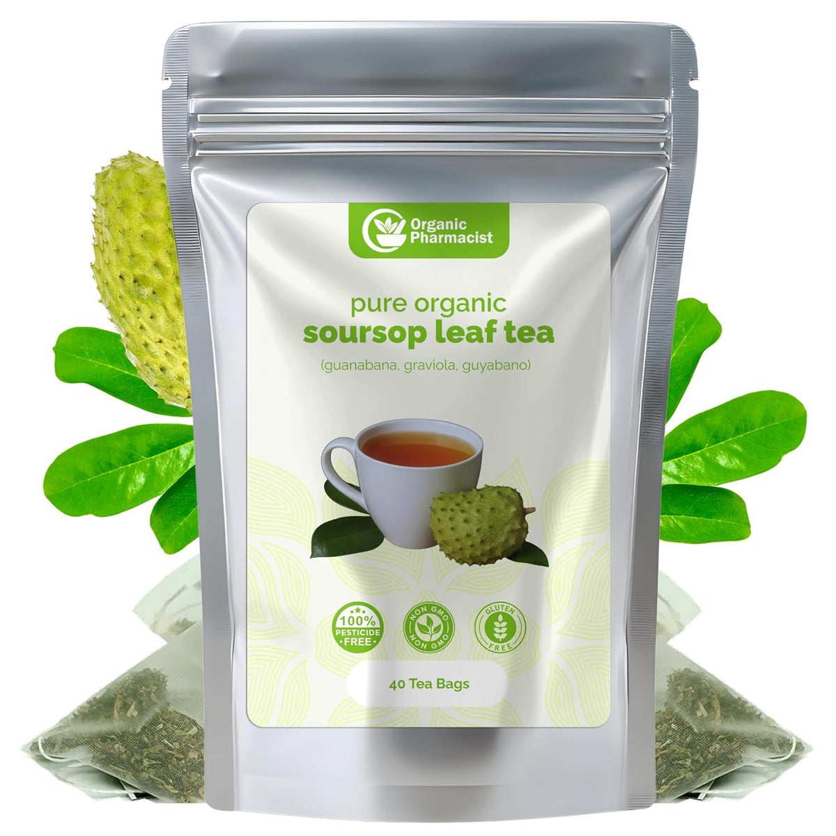Organic Pharmacist soursop leaf tea bags