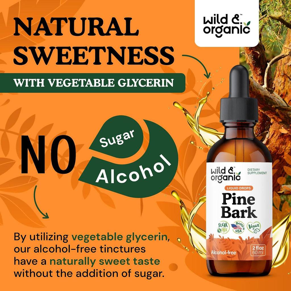 Organic pine bark extract liquid
