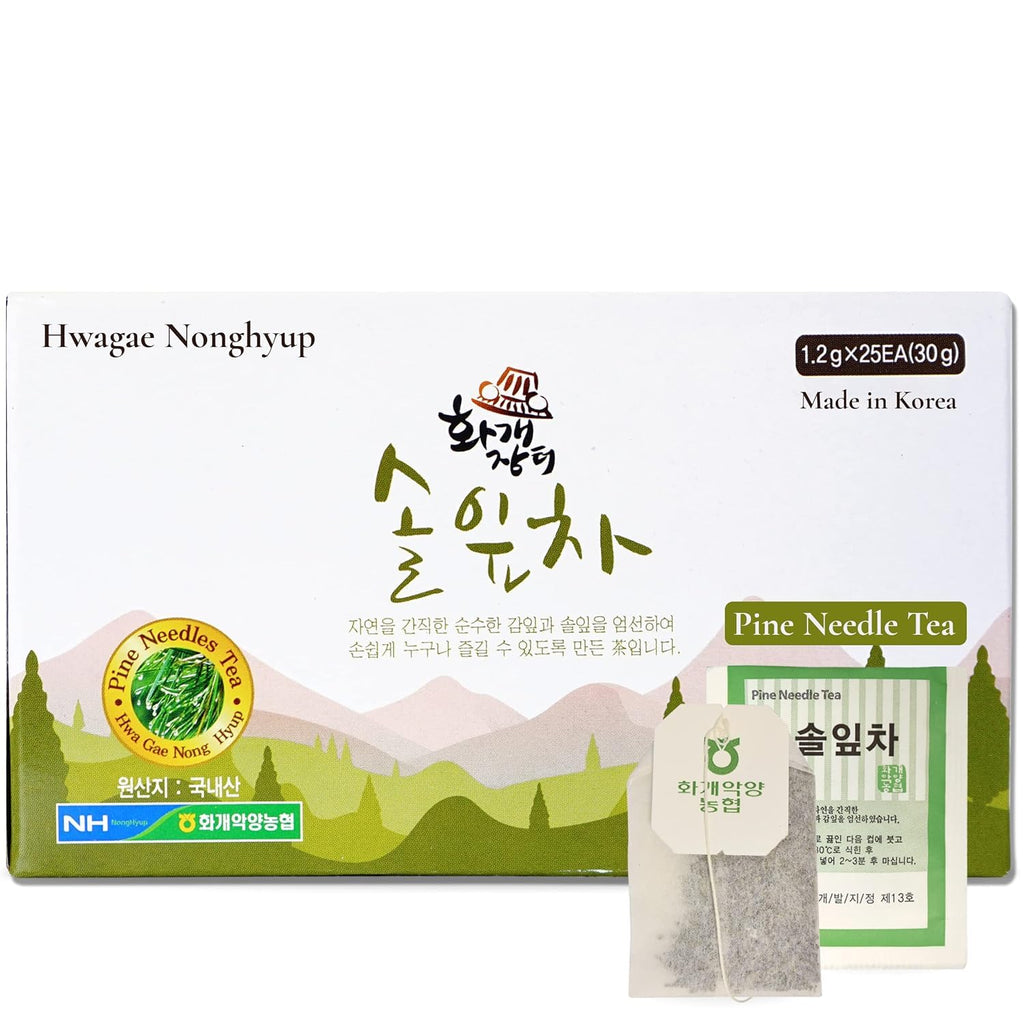 organic pine needle herbal tea bags