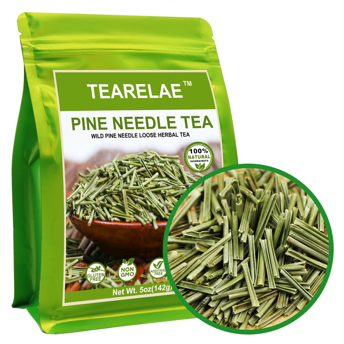 organic pine needle herbal tea