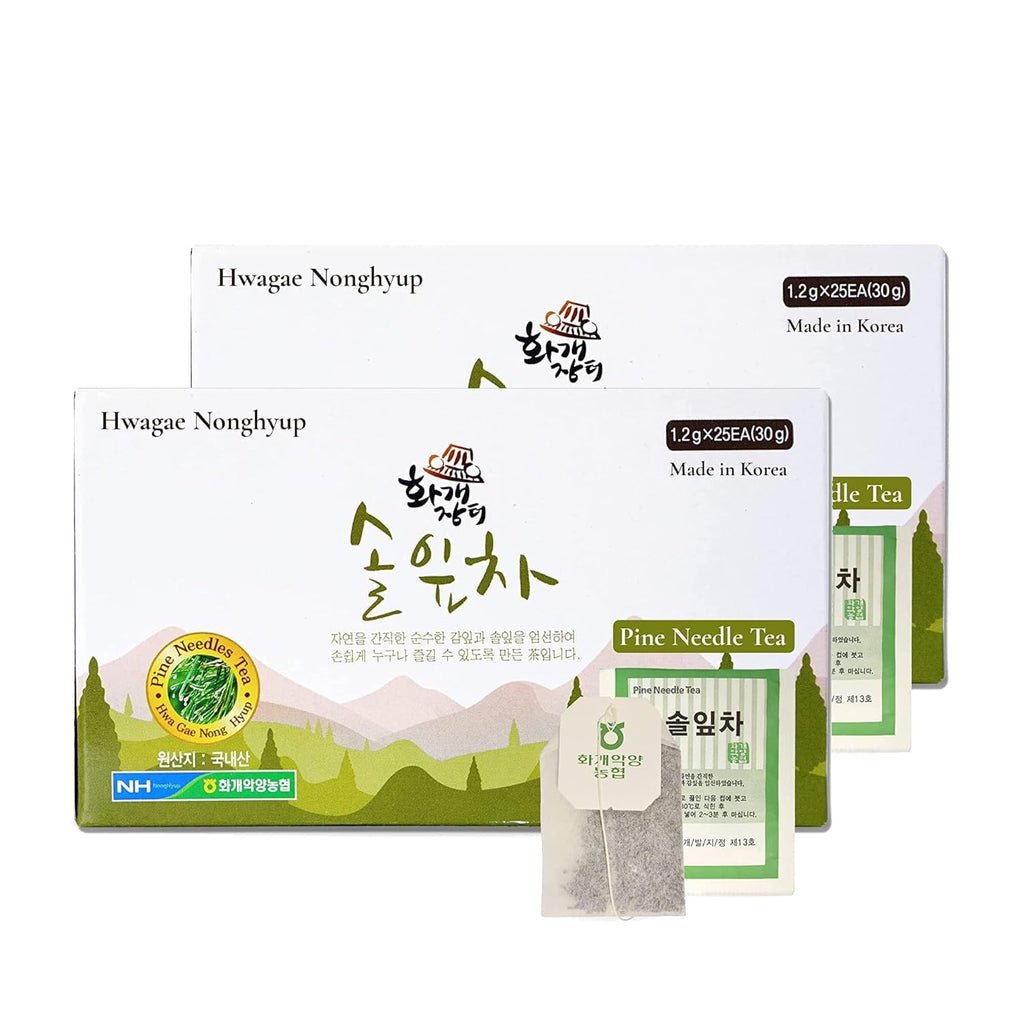 organic pine needle tea bags