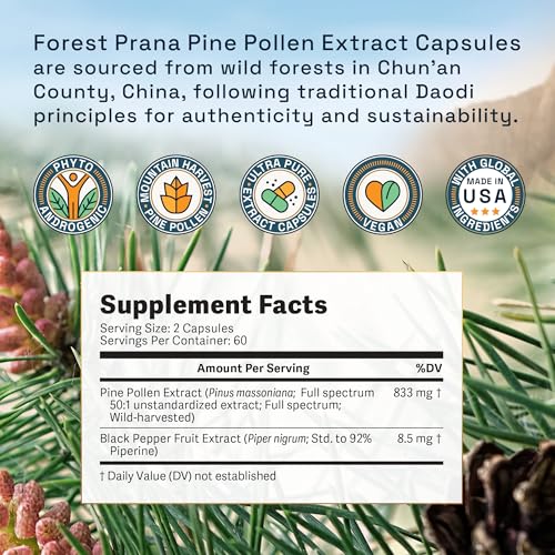 Organic pine pollen extract benefits