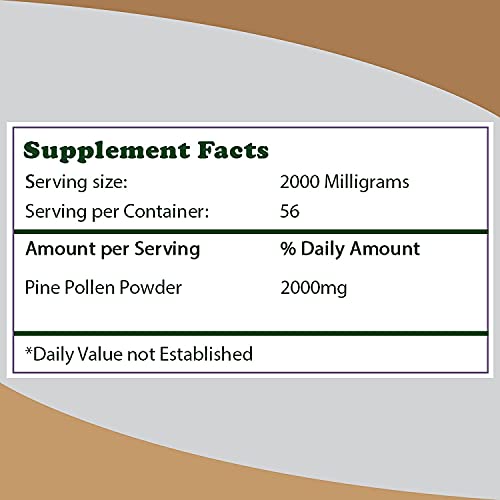 organic pine pollen for health