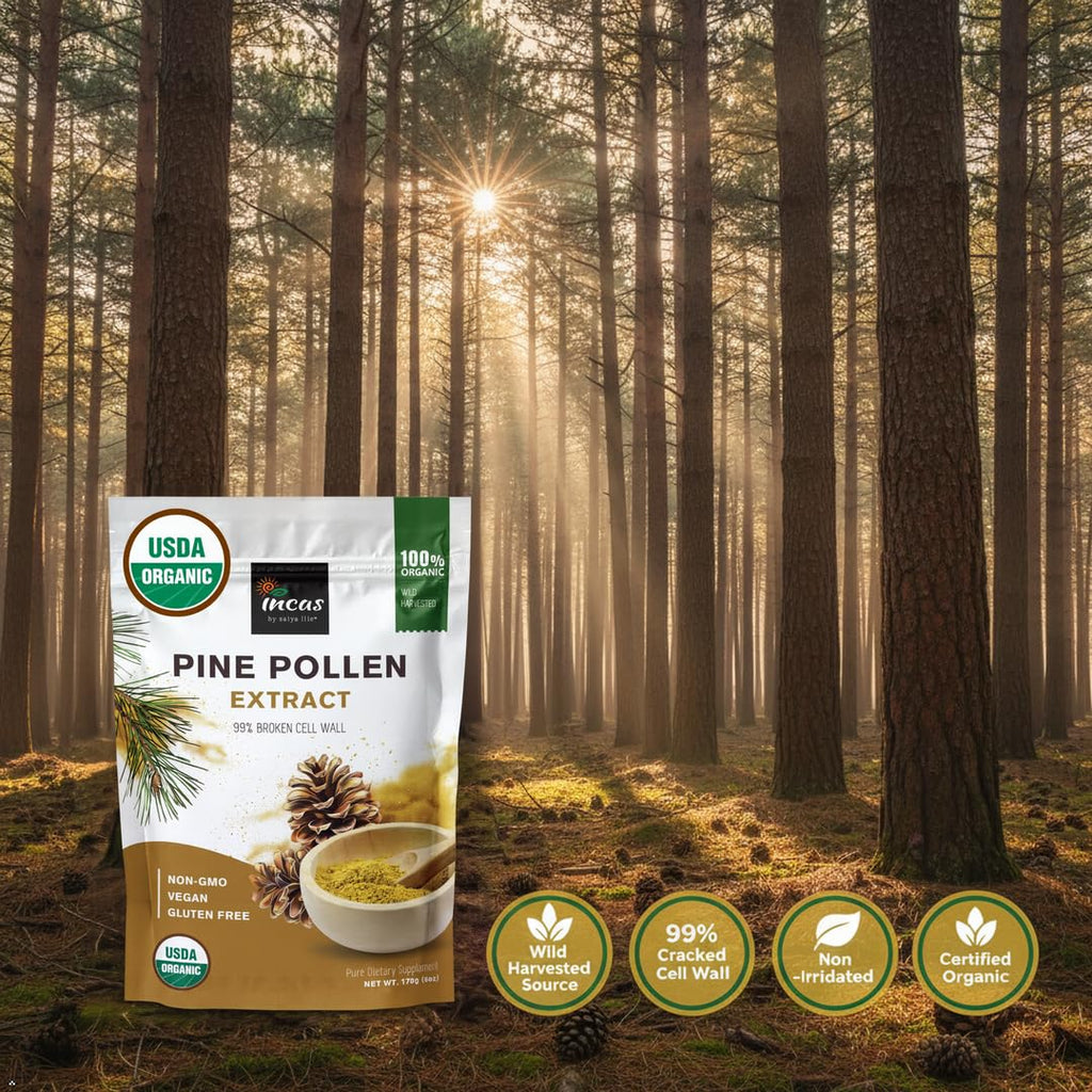 organic pine pollen for overall wellness