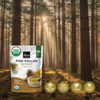 organic pine pollen for overall wellness