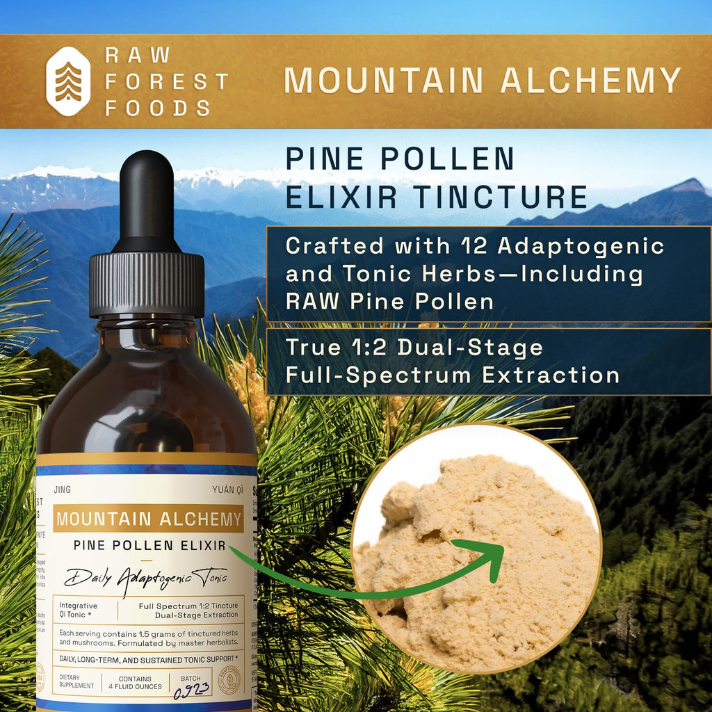 organic pine pollen for wellness