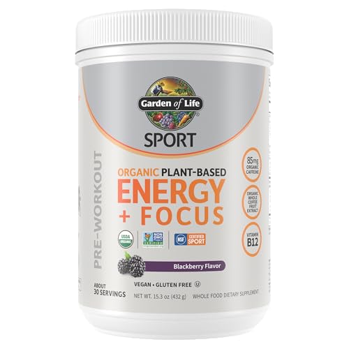organic plant based pre-workout energy