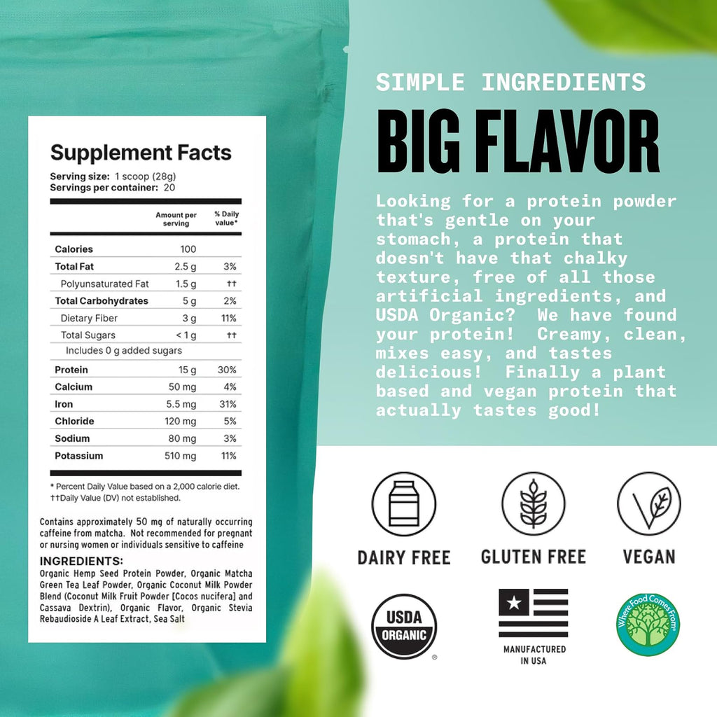 organic plant protein for smoothies