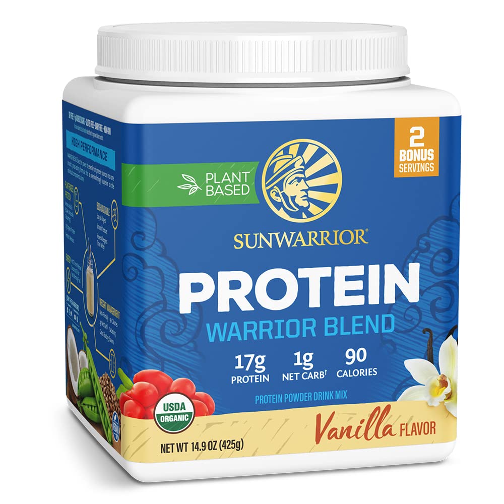 organic plant protein powder vanilla