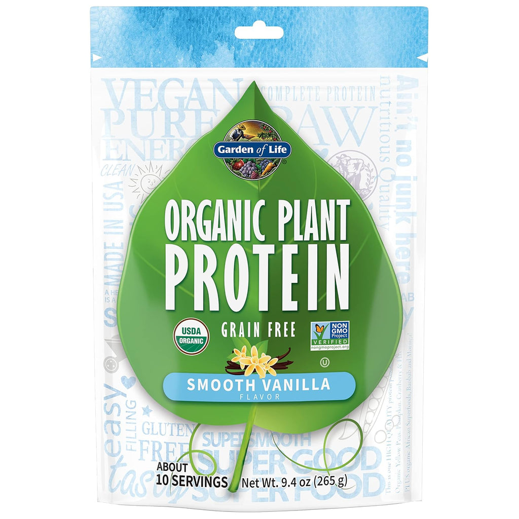 organic plant protein vanilla powder