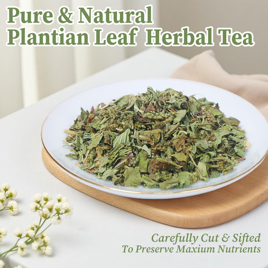 organic plantain leaf herbal tea