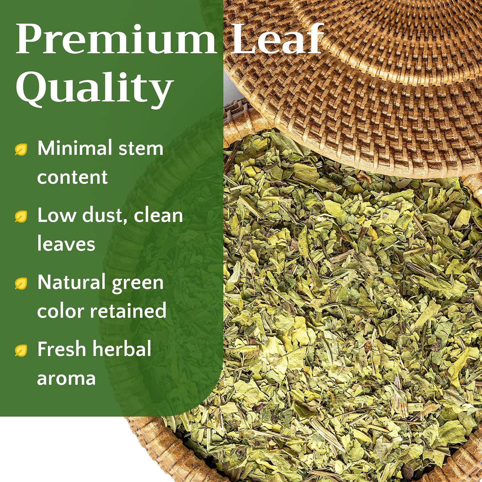 Organic plantain leaf tea blend