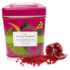 Organic pomegranate Ceylon green tea packets