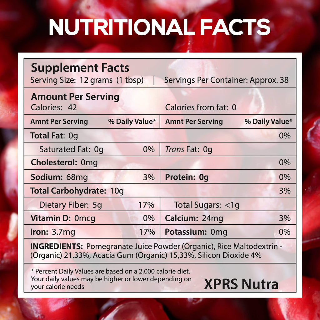 organic pomegranate powder for smoothies