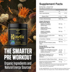 organic pre-workout powder with mushrooms