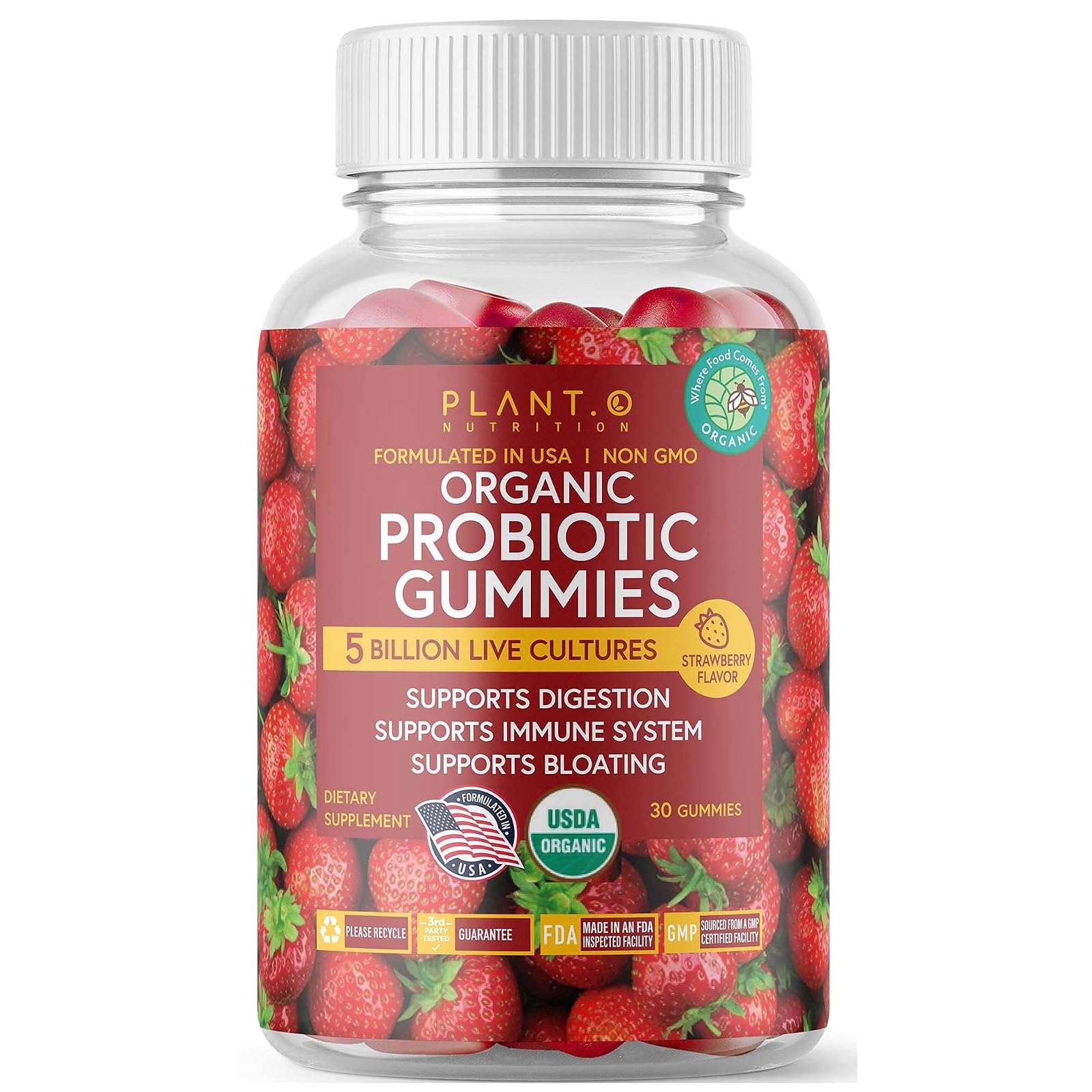 organic probiotic gummies for digestion