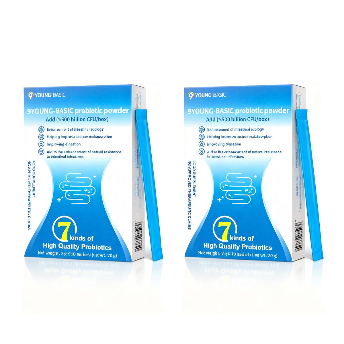 Organic probiotic powder for gut health