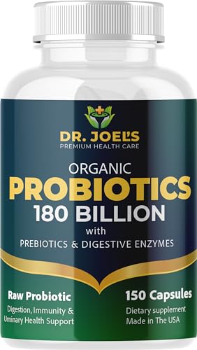 organic probiotics 180 billion CFU capsules