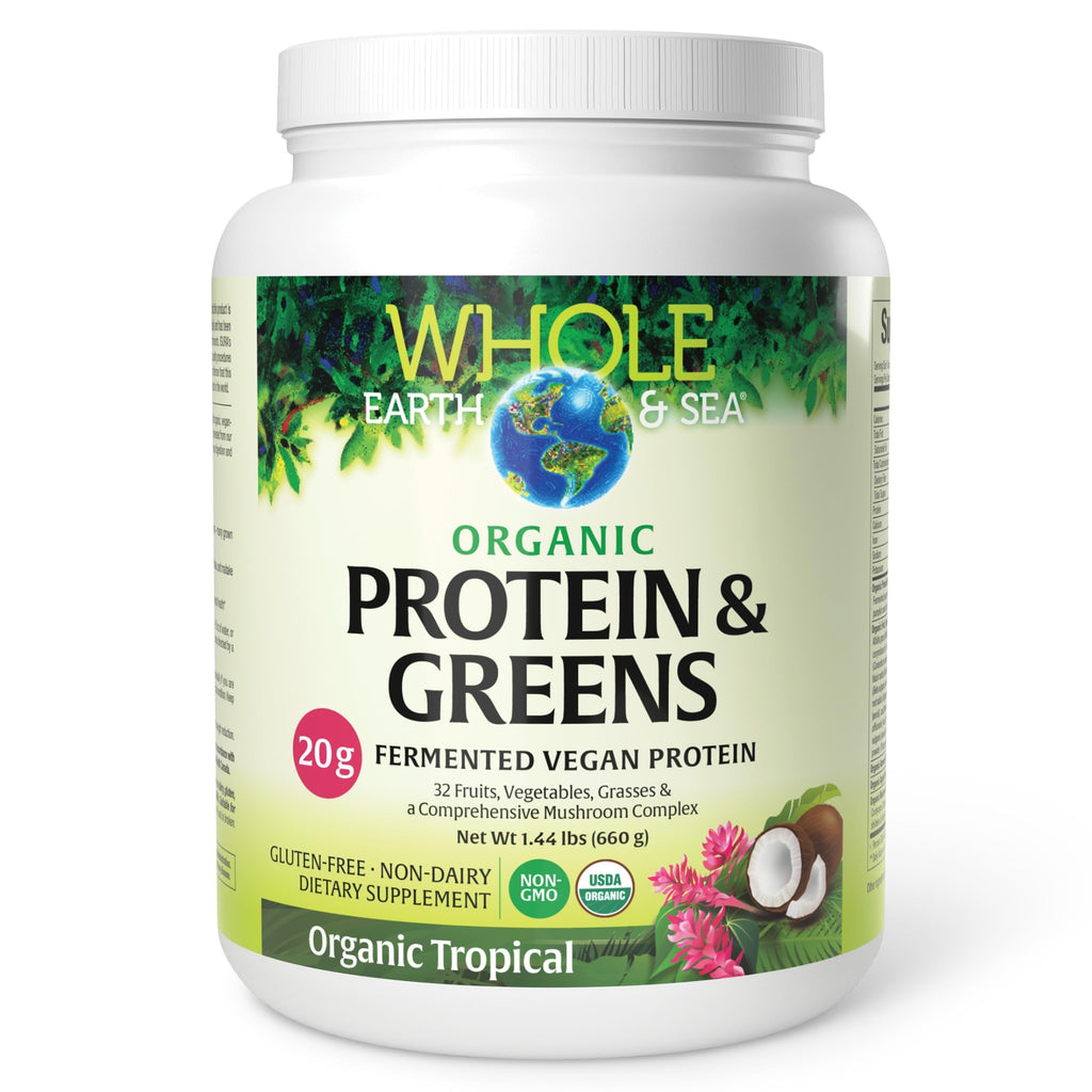 organic protein and greens powder